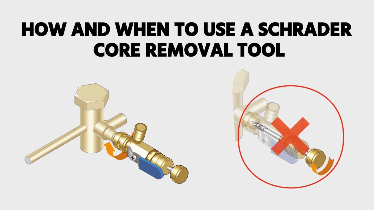 How and When to Use a Schrader Core Removal Tool - YouTube