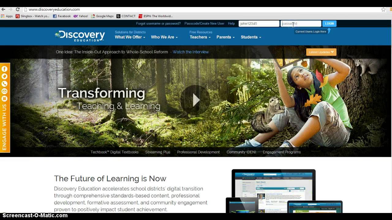 How to log in to Discovery Ed - YouTube