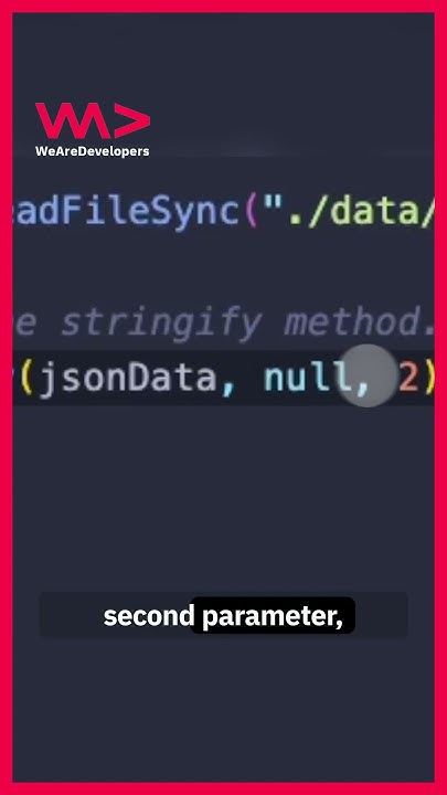 Tips and Tricks: Using the replacer function with JSON - YouTube