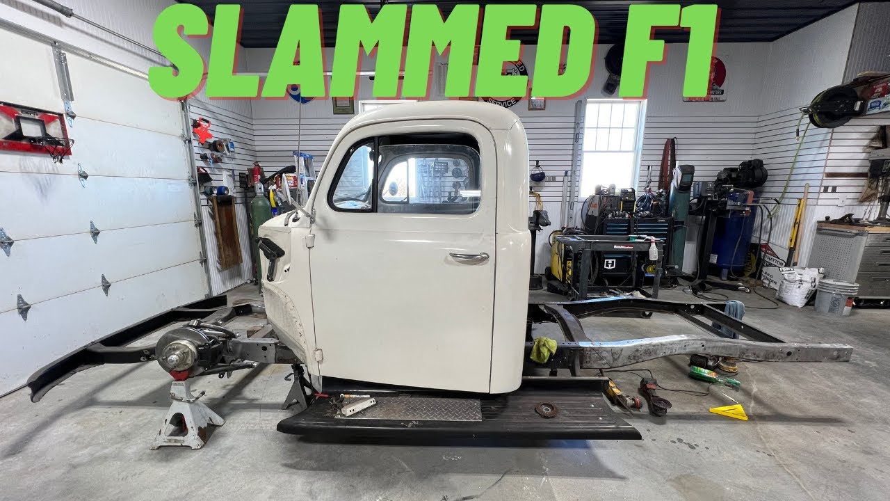 Installing a TCI IFS. 1952 Ford F1 Restomod Build Part 1 - YouTube