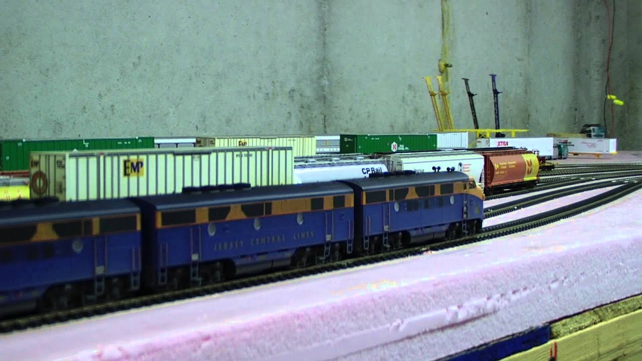 Custom Weathered Athearn Genesis F3 ABA CNJ #54C55, C, 50A with Tsunami ...
