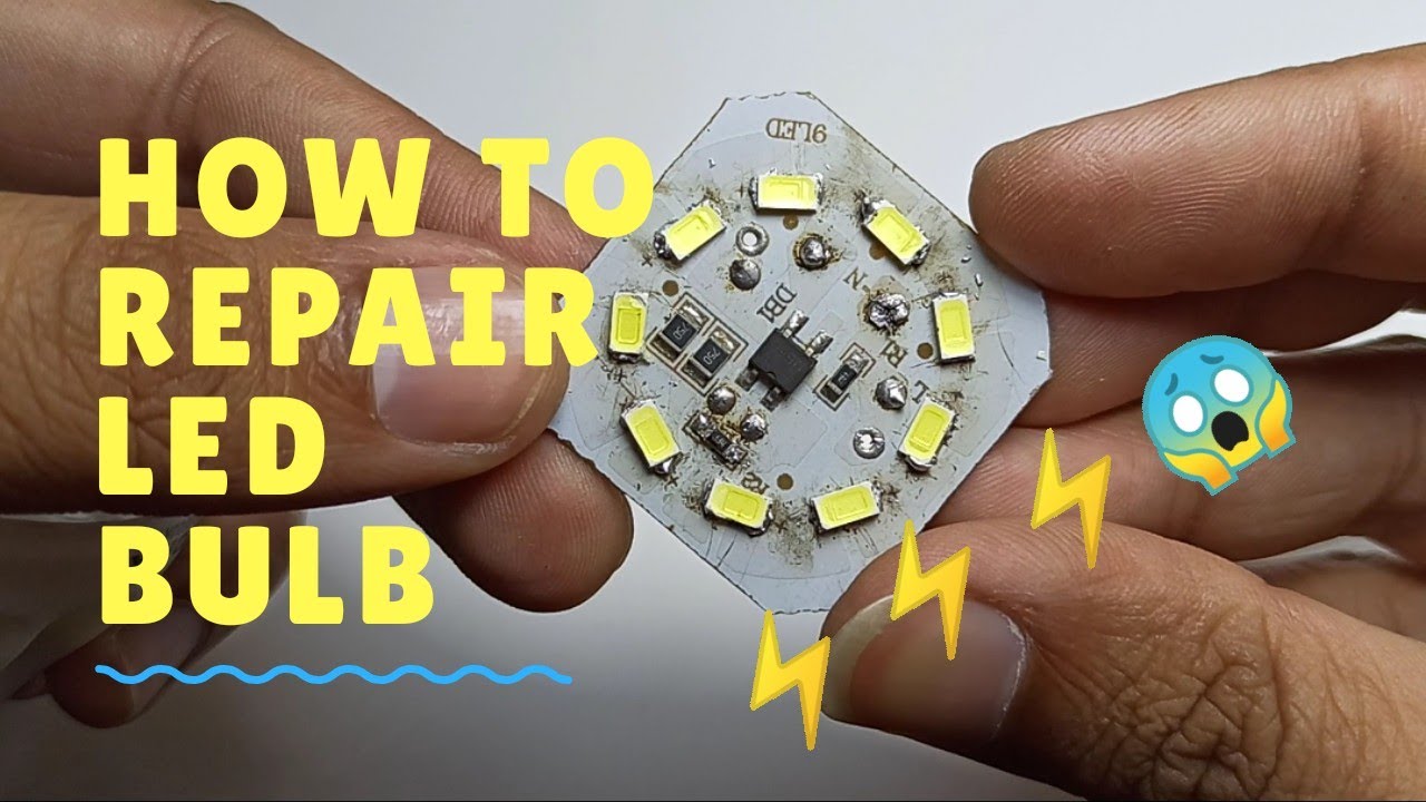 How to repair Led bulb at home । Led bulb repair kaise karen ? - YouTube