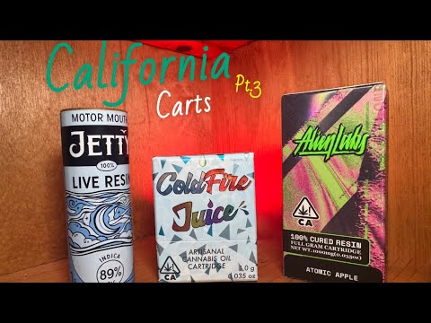 Trying Cali Carts Pt.3 (Alien Labs,Jetty,Cold Fire) Review - YouTube