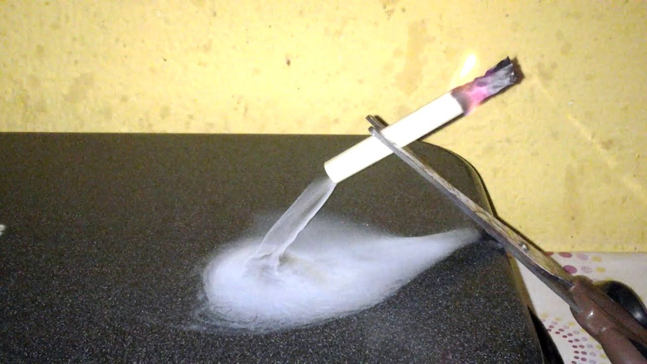 Smoke Waterfall With Sticky Notes - YouTube