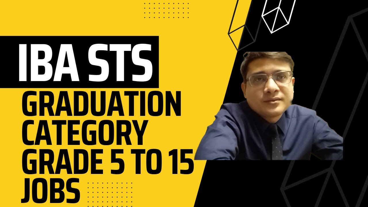 IBA STS Graduation Category Grade 5 to 15 Job Results - YouTube