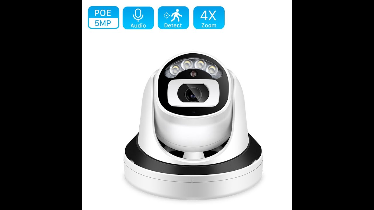 Hemisphere security camera for interior use - YouTube