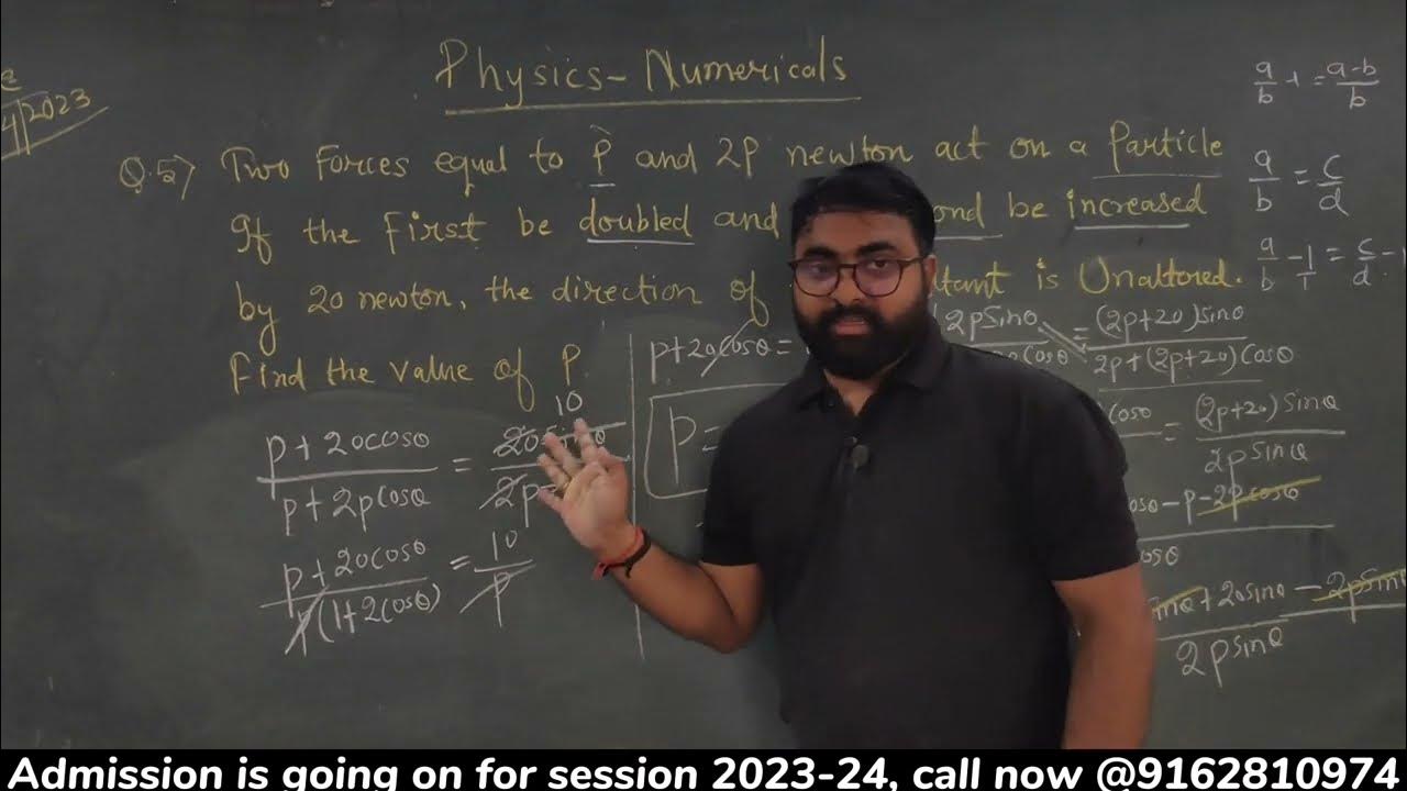 vector numericals class 11 physics| vector numerical class 11th - YouTube
