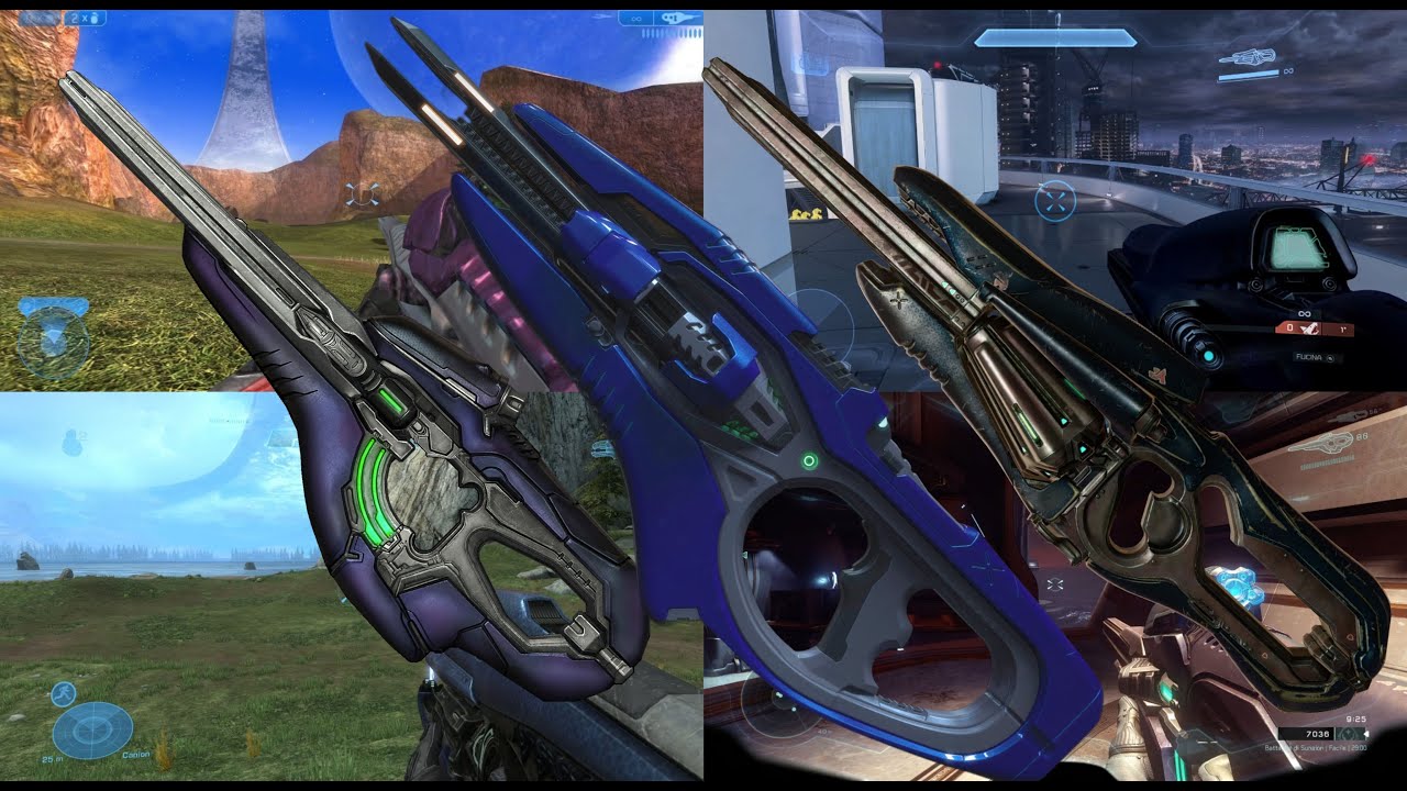 Halo Covenant Carbine and Storm Rifle Evolution 2004-2021 | Xbox Series ...