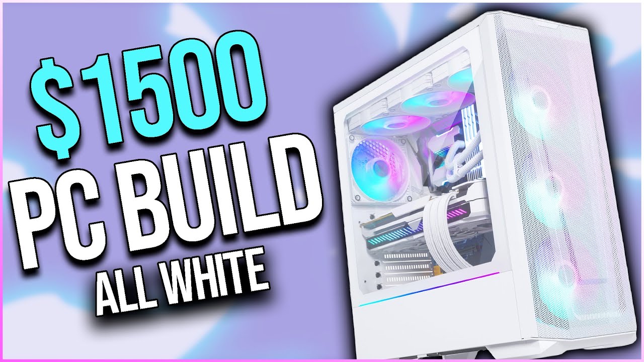 BEST 🤍 $1500 WHITE Gaming PC Build in 2024 🤍 - YouTube