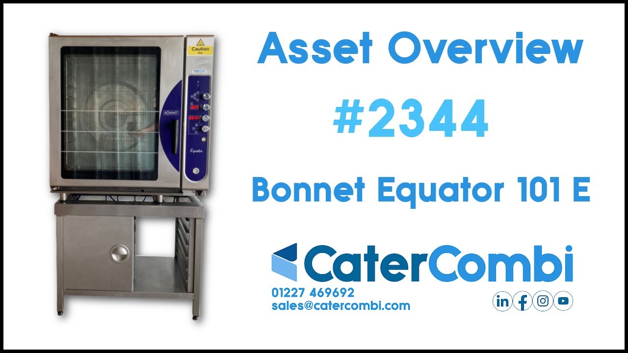 Hobart Bonnet Equator 10 Grid 3 Phase Electric Combi Oven - CaterCombi ...