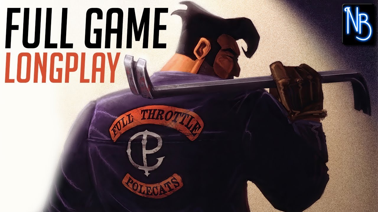 Full Throttle Remastered FULL GAME Walkthrough No Commentary (Longplay ...