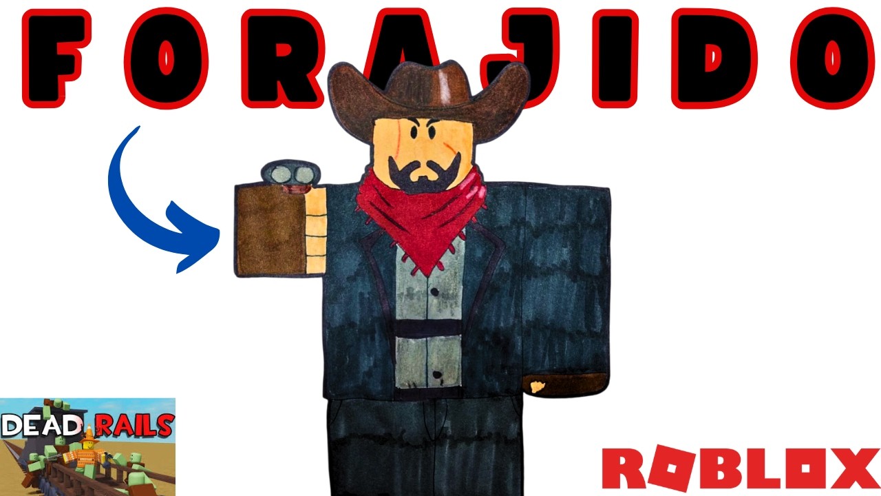 Como DIBUJAR un FORAJIDO de DEAD RAILS (Roblox) How to DRAW OUTLAW from ...