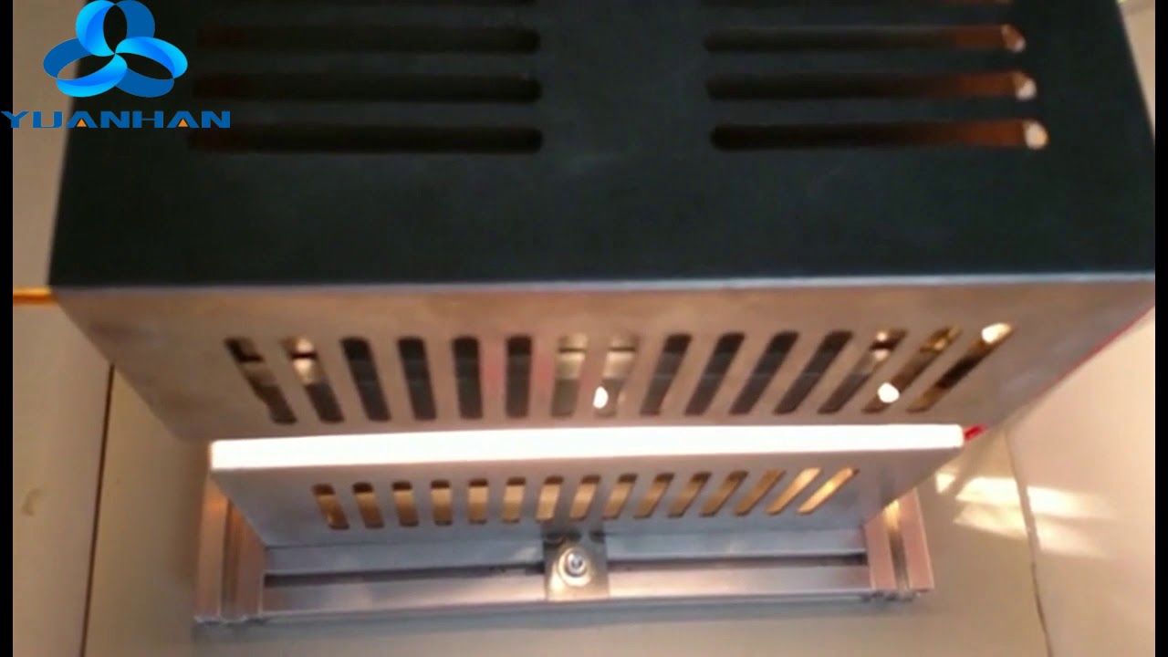 Infrared Heating Machine Shrinks Heat-shrink Tubing - YouTube