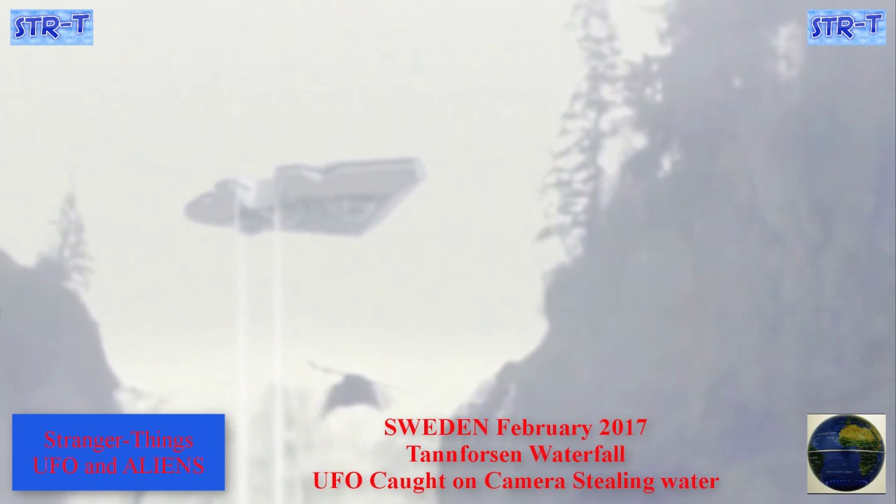 UFO CAUGHT ON CAMERA STEALING WATER IN SWEDEN 2017 - YouTube