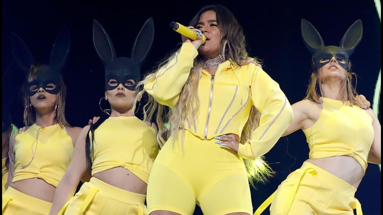 KAROL G canta TUSA en Vivo 🎤Los Angeles Calibash 2020. - YouTube