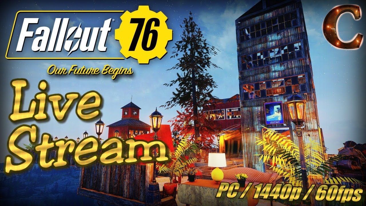 Fallout 76 Live Stream, Part 62 on PC: December in West Virginia, Lvl ...