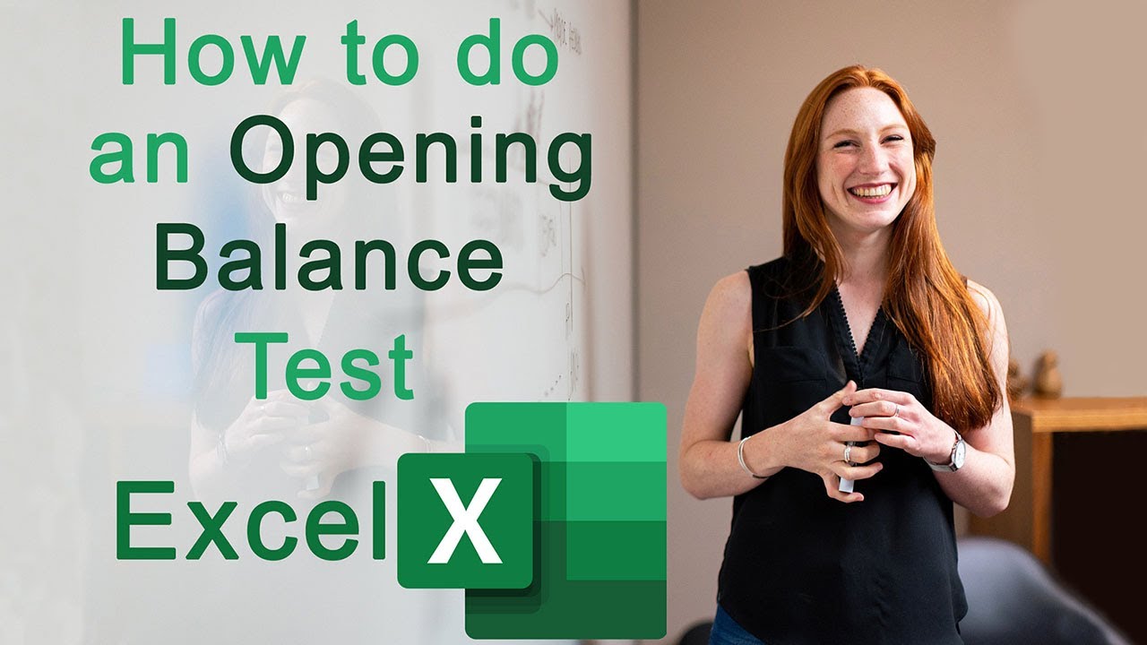 How to perform an opening balance test? - YouTube