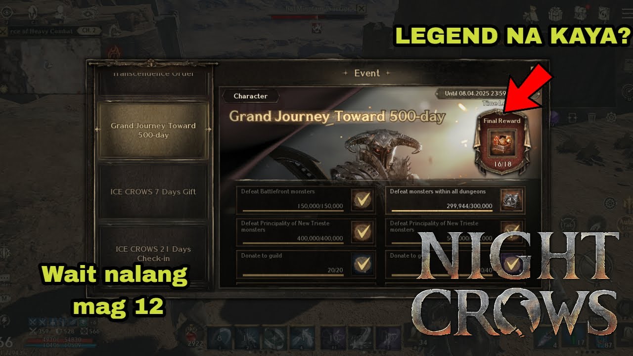 NIGHT CROWS - 2 DAYS TO GO LAST CLEMENS NA! RELIVE - YouTube