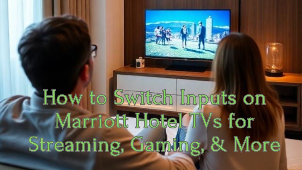 How to Switch Inputs on Marriott Hotel TVs for Streaming, Gaming ...