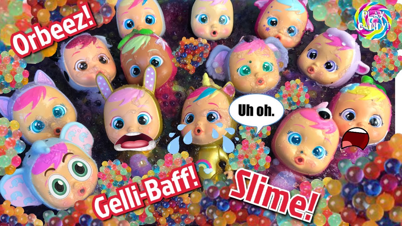 Thousands of Orbeez, slime and Gelli Baff MESS 🤪 Cry babies Magic tears ...