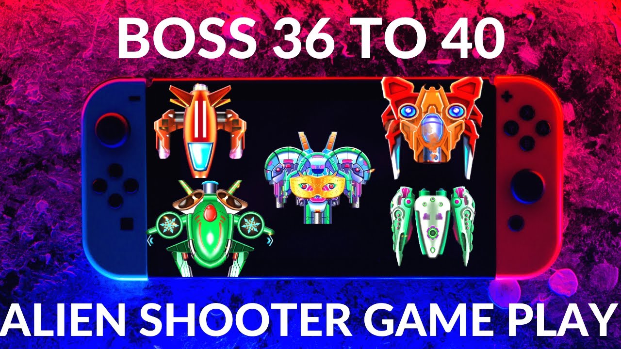 Galaxy Attack Alien Shooter all bosses ( Boss Mode ) 36 To 40 Boss By world bosses - YouTube