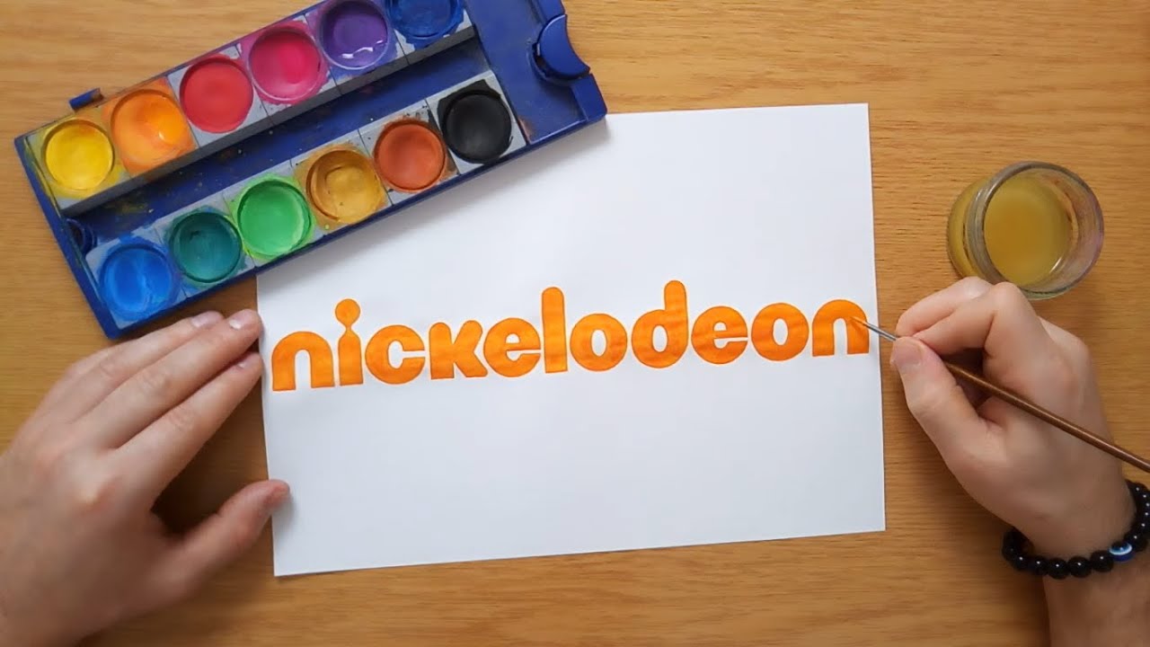 nickelodeon logo - painting - YouTube