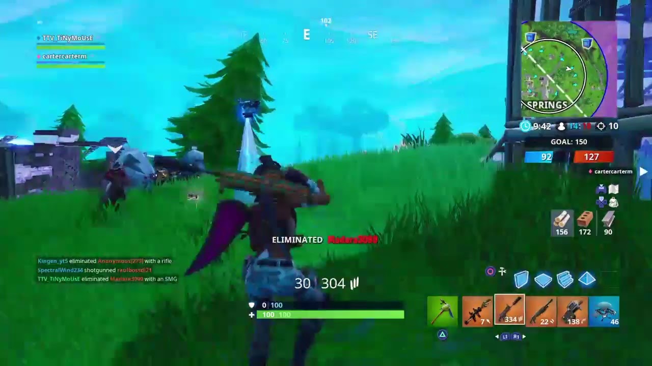 Fortnite with gary the snail - YouTube