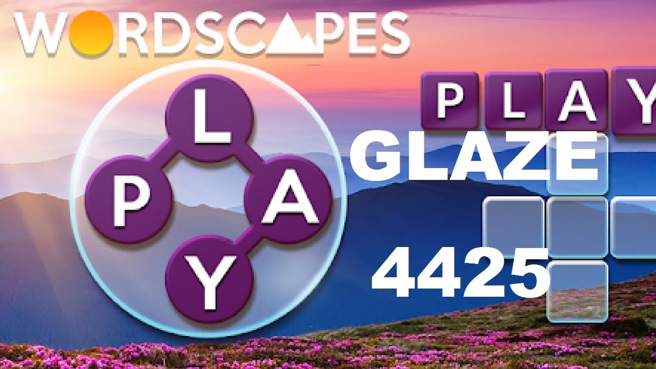 Wordscapes Level 4425 - YouTube