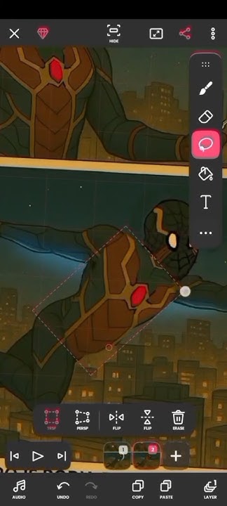 creating new comic Spiderman-India #spiderman #india #animation #application - YouTube