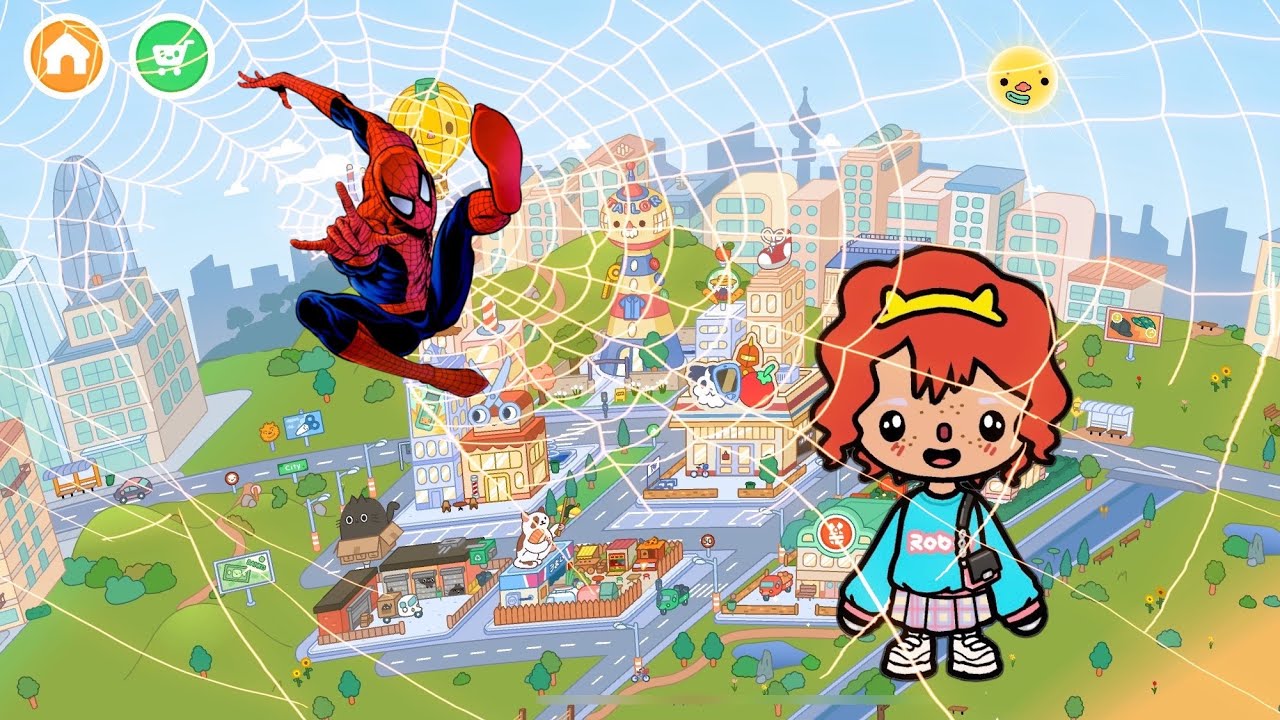 Spider-Man has taken over the Toca Boka🕸️😱| Toca Life World | Toca Boca ...