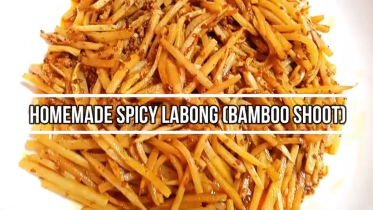 Spicy Bamboo Shoot (Labong) - YouTube