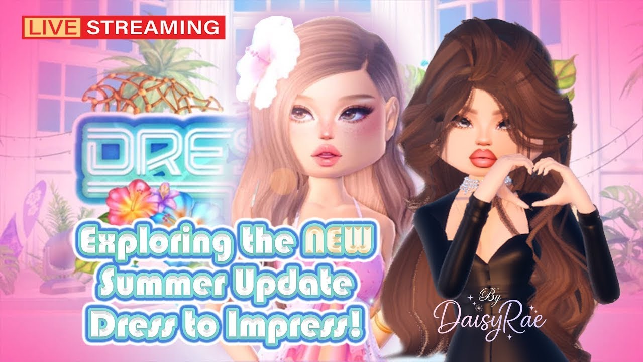 🌺 Roblox DTI LIVE: Trying the NEW Summer Showdown Update! 🌊 | Dress to ...