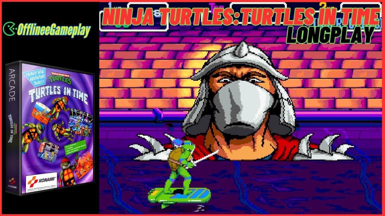 TEENAGE MUTANT NINJA TURTLES:TURTLES IN TIME (ARCADE) LONGPLAY - YouTube