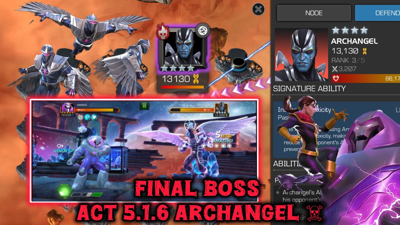 #mcoc #archangel Final Boss🥵 act5.1.6 Elder Wer👾 #act5 #darkangel Fully Complete💯🔥 #fracture ...