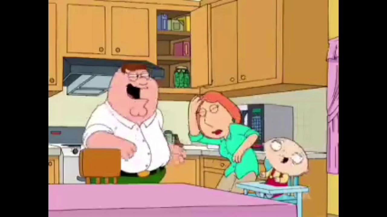 Peter & Stewie laugh at Lois for 1 hour. - YouTube