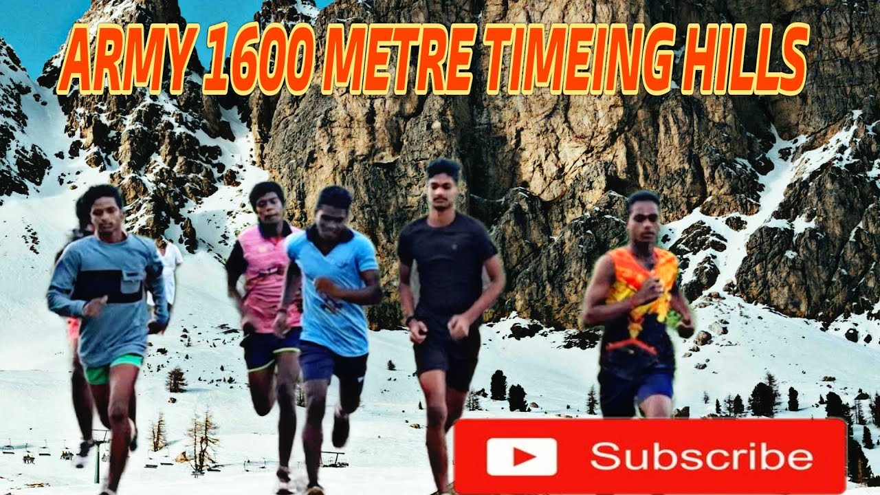Army 1600 metre Timeing hills class||1600 மீட்டர் மலையில் TIMEING VIDEO ...