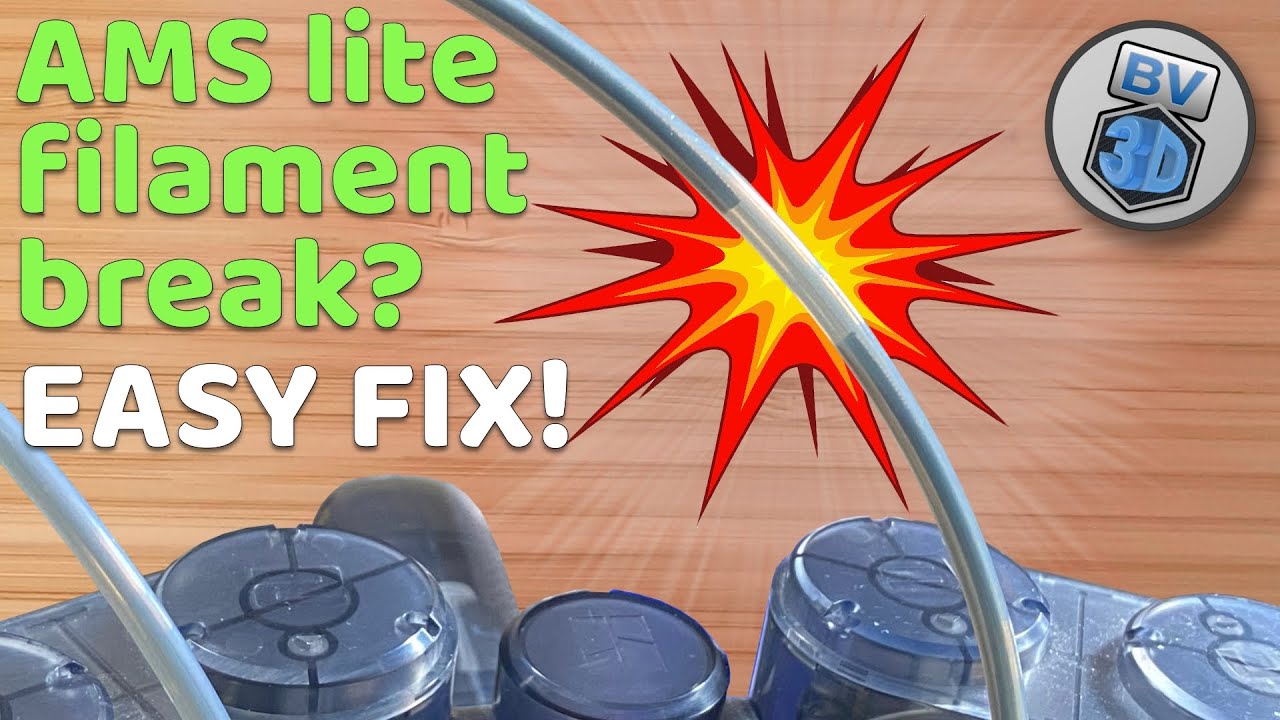 The EASY way to Clear AMS lite Filament Breaks! - YouTube