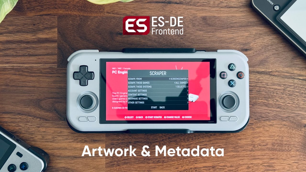 ES-DE: How to add artwork and metadata to your games - YouTube