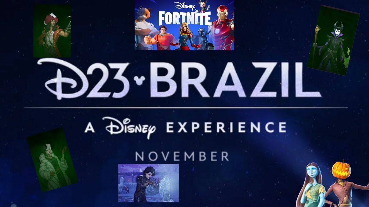 Fortnite X Disney Collab Announcement at D23 Brazil #fortnite #disney # ...