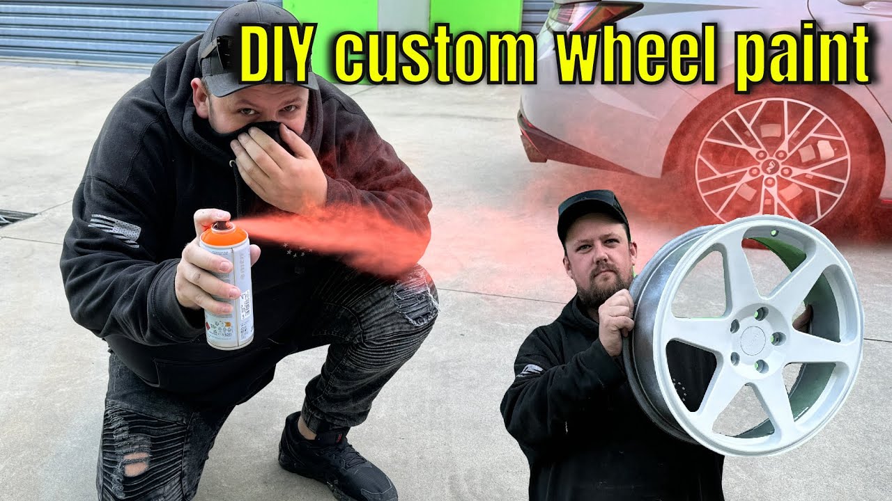 DIY custom wheel paint - YouTube