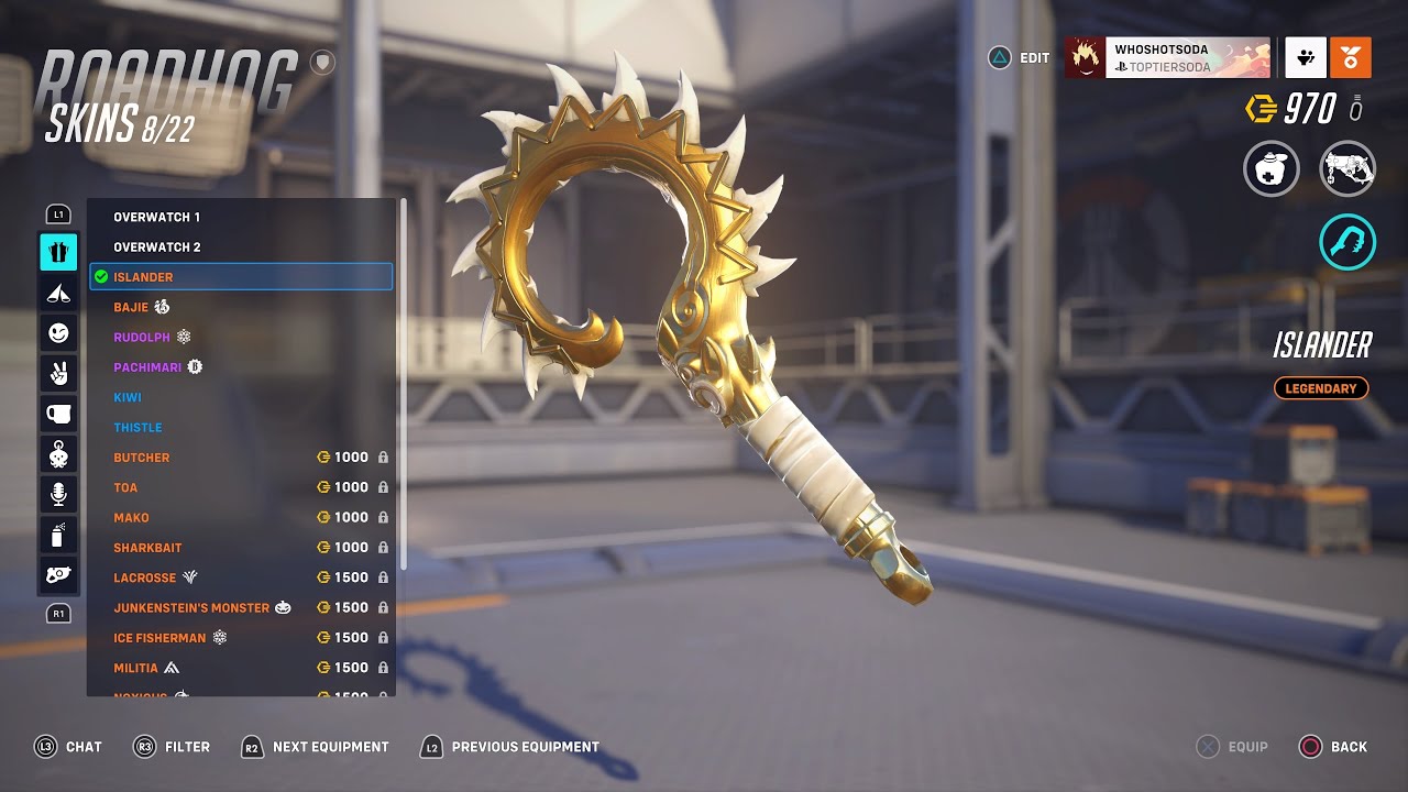 Unlocking Golden Hook Roadhog - YouTube