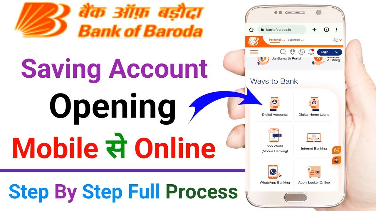 Bank of Baroda Online Account Opening 2023 ? Apply Zero Balance Saving ...