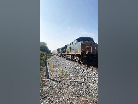 CSX M216 AutoRack Train from Sterling, Ohio 8/19/2023 - YouTube