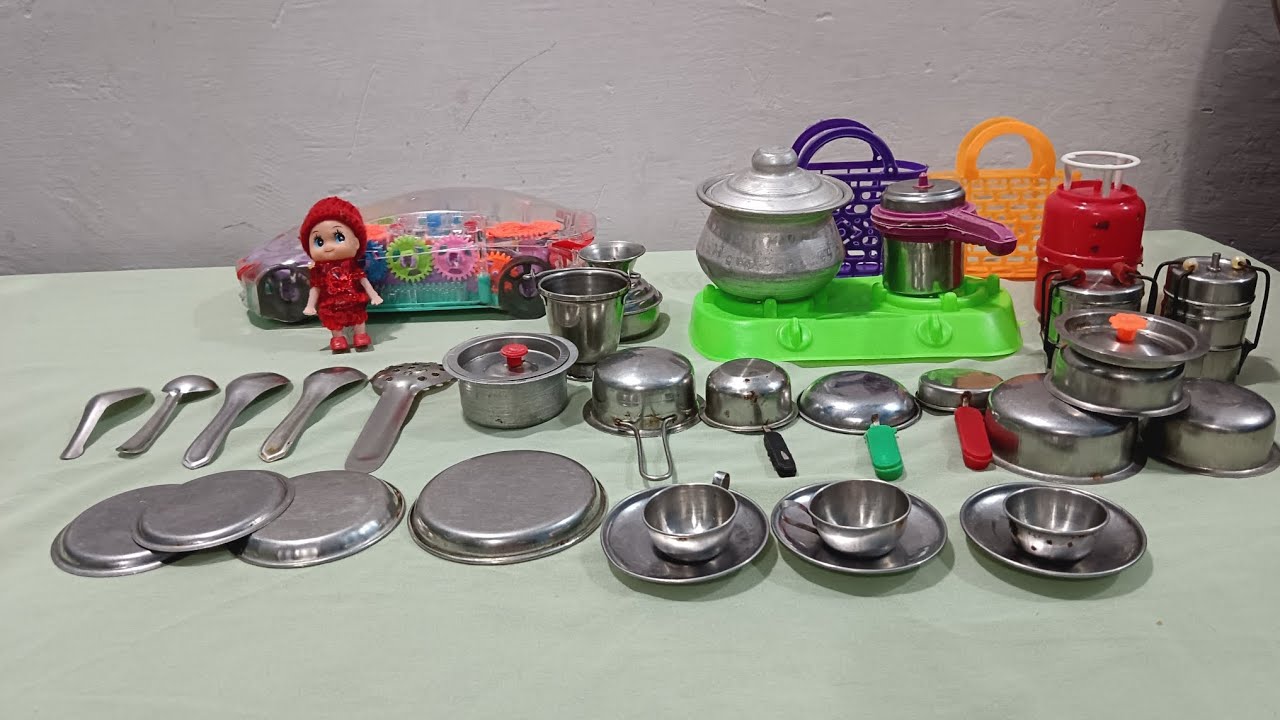 3 Minutes Satisfying With Unboxing Mini Kitchen Set Toys Collection ...