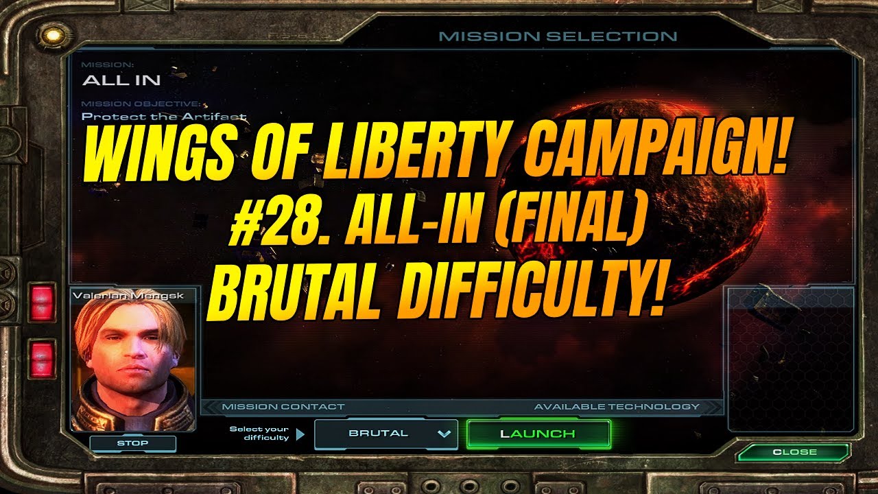 #28. All-In - BRUTAL - Tanks, PF & Psi - Starcraft 2: Wings of Liberty ...