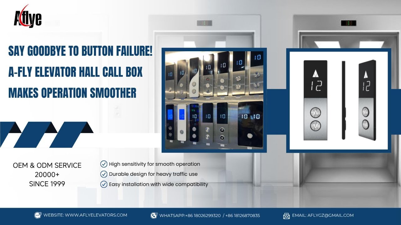 A-FLY Elevator HOP (Hall Operation Panel) — Smart Control, Reliable ...