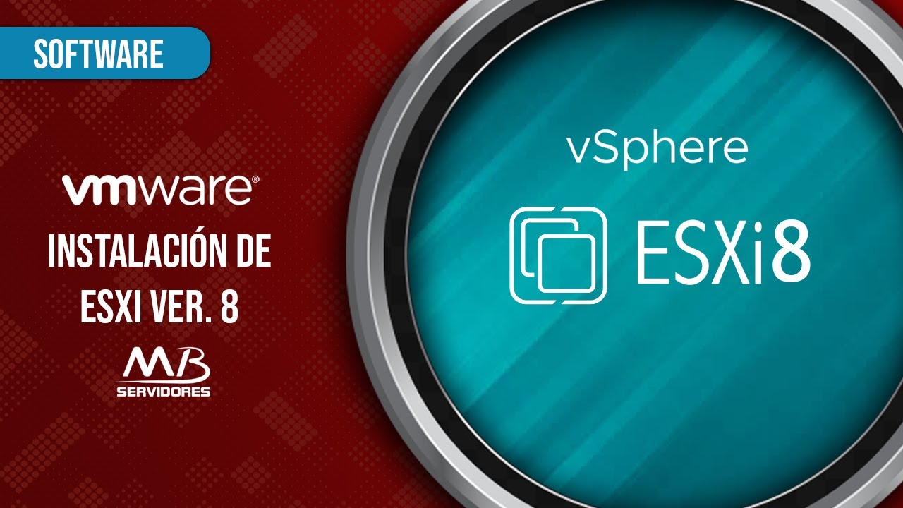 Instalación de VMWare ESXi Versión 8 - YouTube