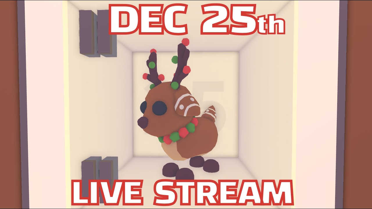 Xmas Day LIVE: 🎁Collect The New Gingerbread Reindeer 🎅🏼 Adopt Me Winter ...