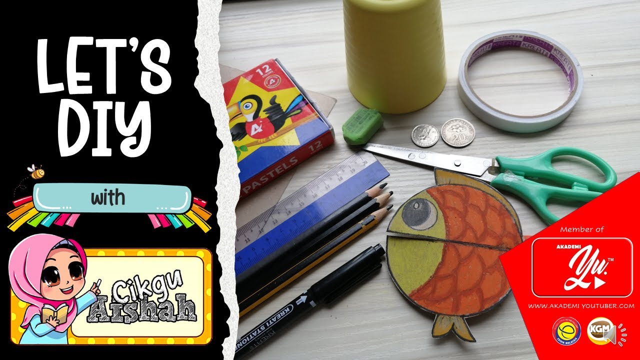 CLOTH PEG FISH PUPPET DIY - YouTube