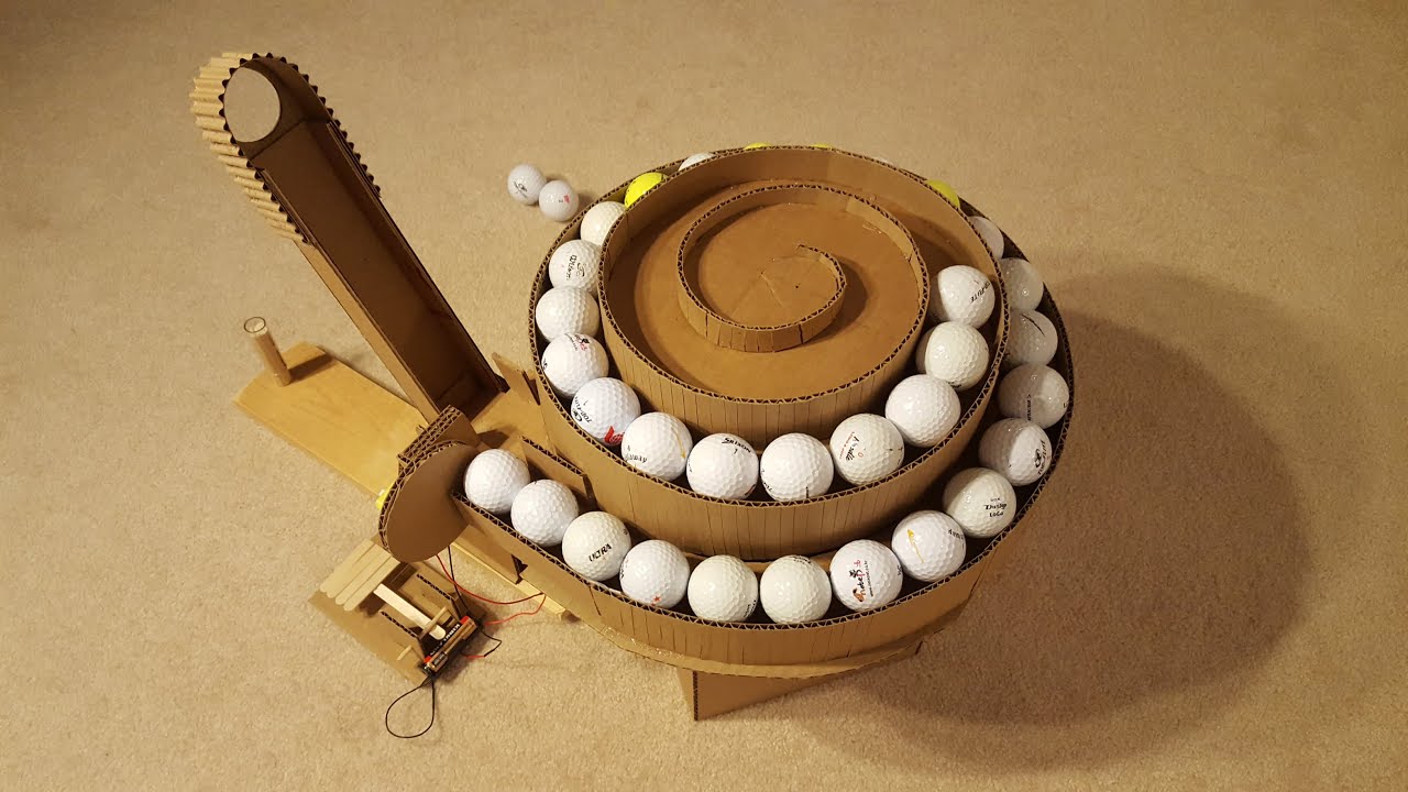 How to Make Semi-Automatic Tee Up Machine - YouTube